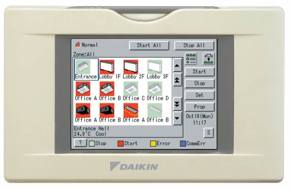 Система управления Intelligent Touch Controller Daikin DCS601C51 купить ...